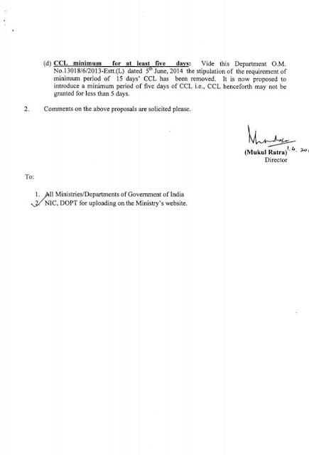 Child Care Leave (CCL) & other Leave Rules and letter - Teacher Haryana ...