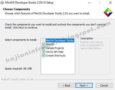Tutorial Install MinGW Developer Studio | Kajian Informasi