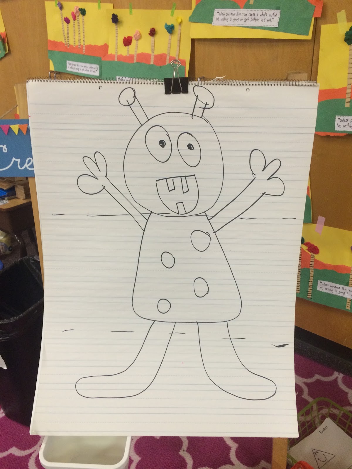 Welcome to Room 36!: Aliens directed drawing