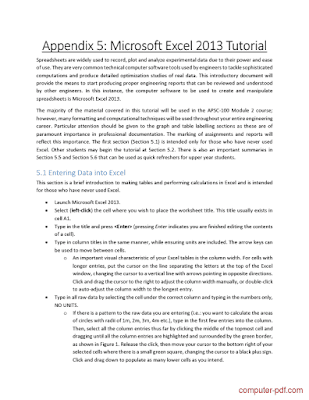 Microsoft Excel 2013 Tutorial free PDF - KING OF EXCEL