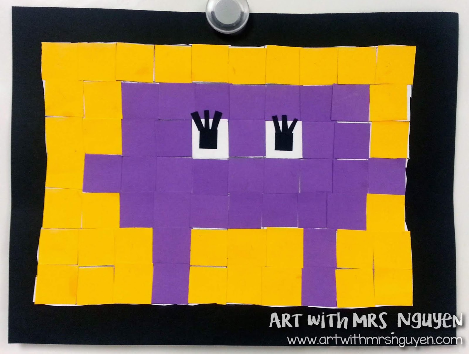 Space Invader (3rd) | Art with Mrs. Nguyen