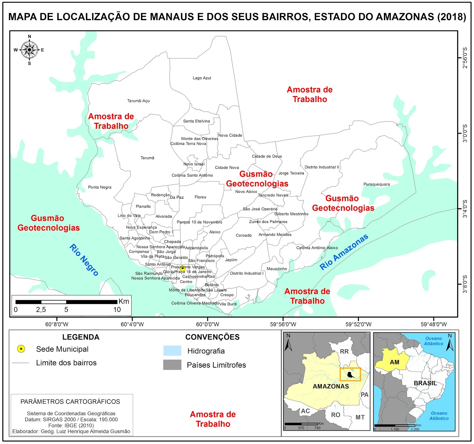 Geografia e Cartografia Digital: 2018