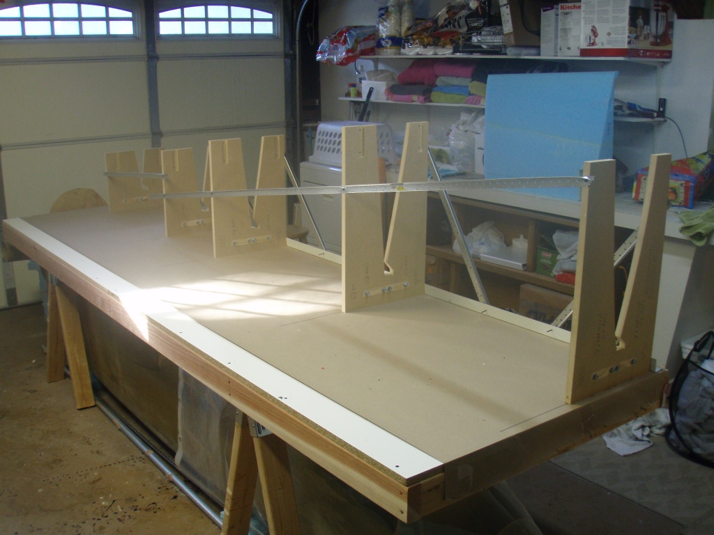 The Long EZ Build: Wing jigs and FC sections