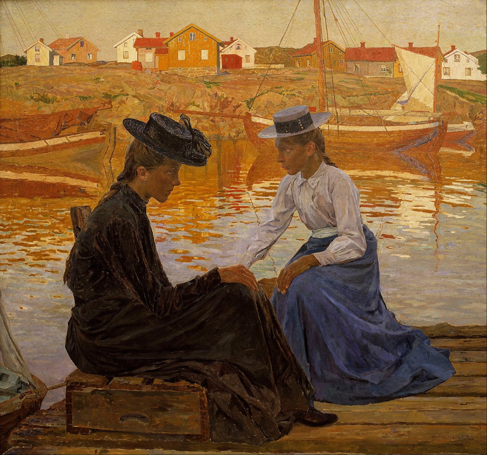 Carl Wilhelmson | Genre painter | Tutt'Art@ | Pittura * Scultura ...