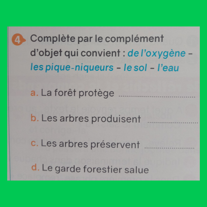 Grammaire: Reconnaître le complément d'objet direct et le complément d ...