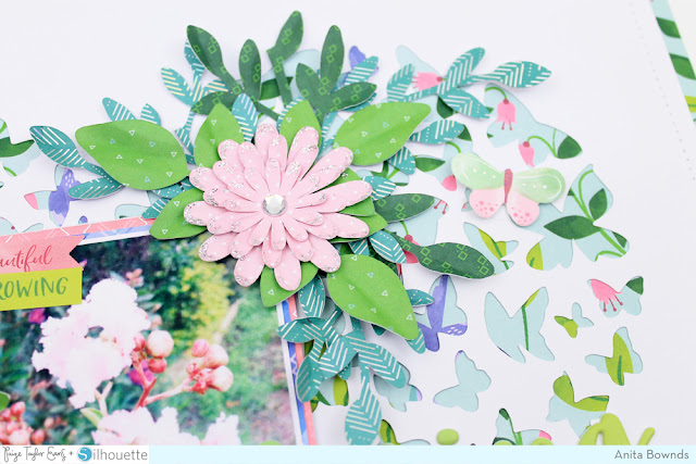 Spring Bloom Layout by Anita Bownds | Paige Taylor Evans