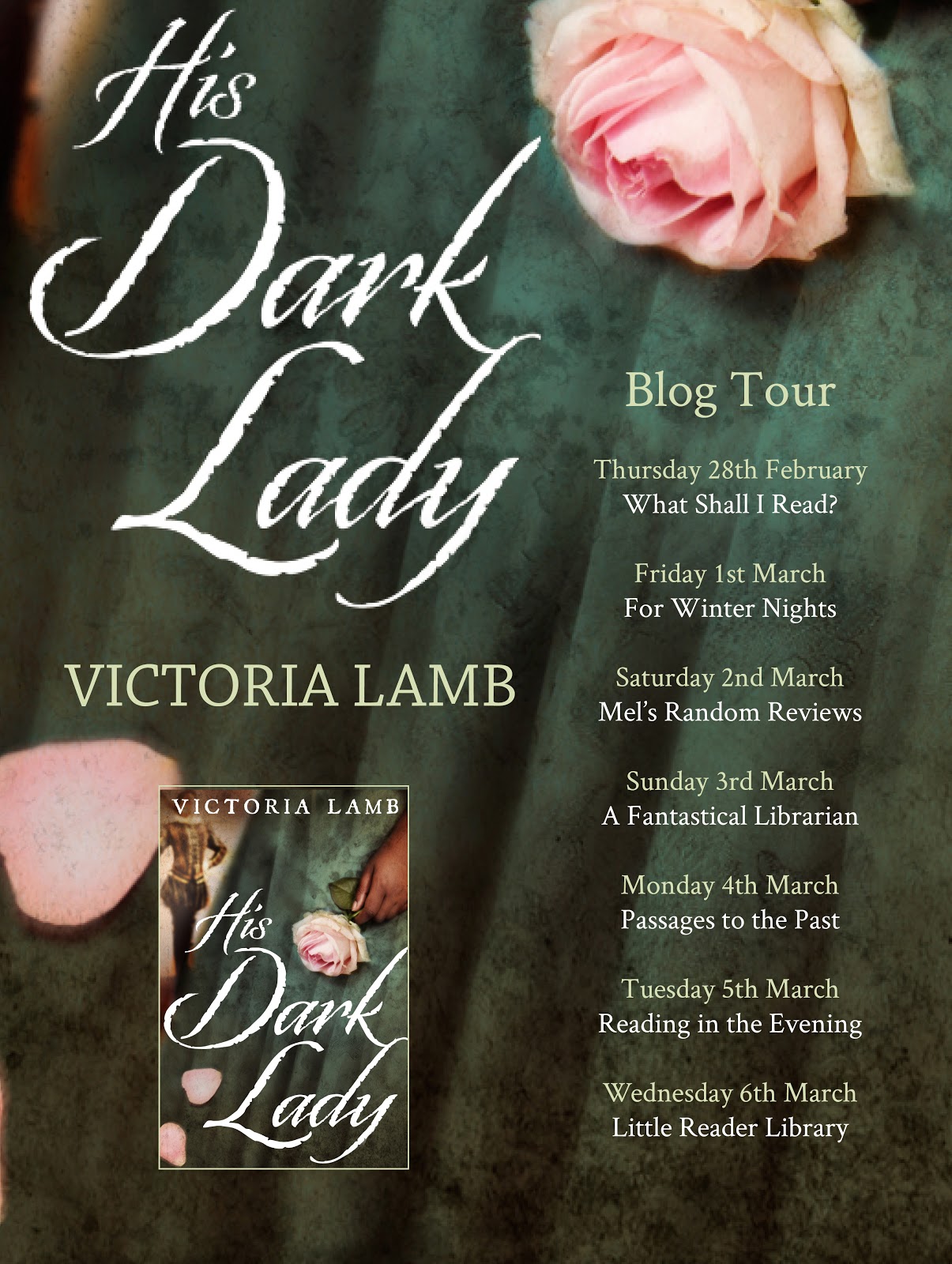 The Little Reader Library: His Dark Lady - Victoria Lamb - Blog Tour ...