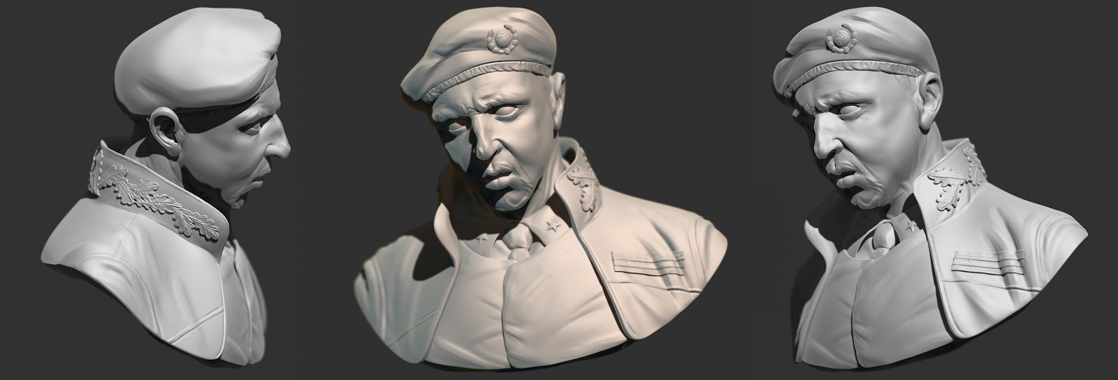 Darya Girina Zbrush Endless Way: Brion James as General Munro from "The ...
