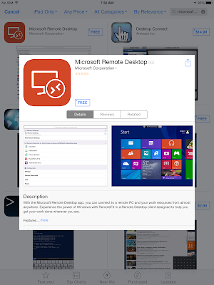My Tech Sharing: Remote Desktop Client for Apple's iOS - First Look