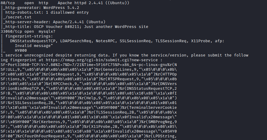 InfoSec Prep:OSCP - Walkthrough [Vulnhub]