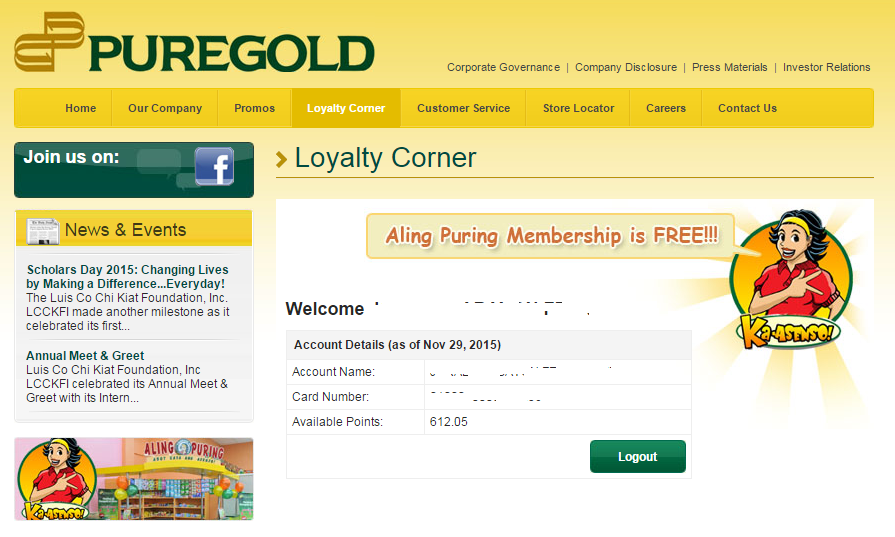 Have you checked for your Tindahan ni Aling Puring Card Points? - Sari ...