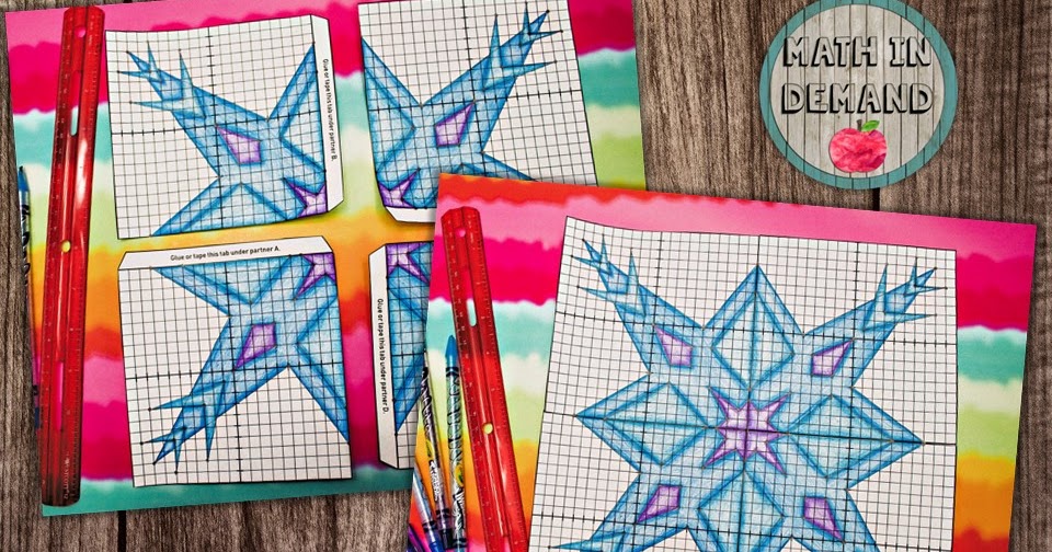 Math In Demand Plotting Points In The Coordinate Plane Snowflake Math In Demand Plotting Points In The Coordinate Plane Snowflake