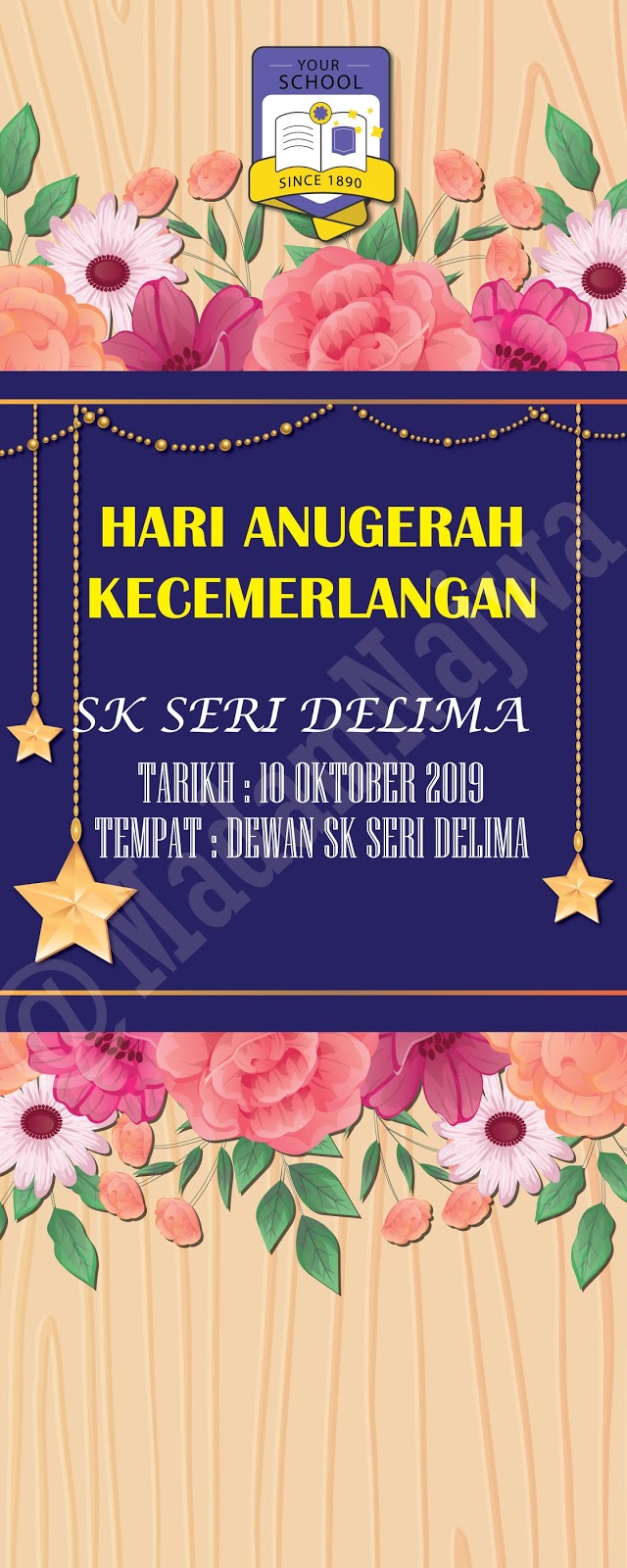 Banner dan Bunting Sekolah: DESIGN BANNER DAN BUNTING PROGRAM