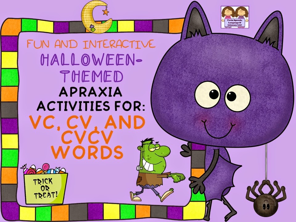Twin Speech, Language & Literacy LLC: 50% off!- Interactive Halloween ...