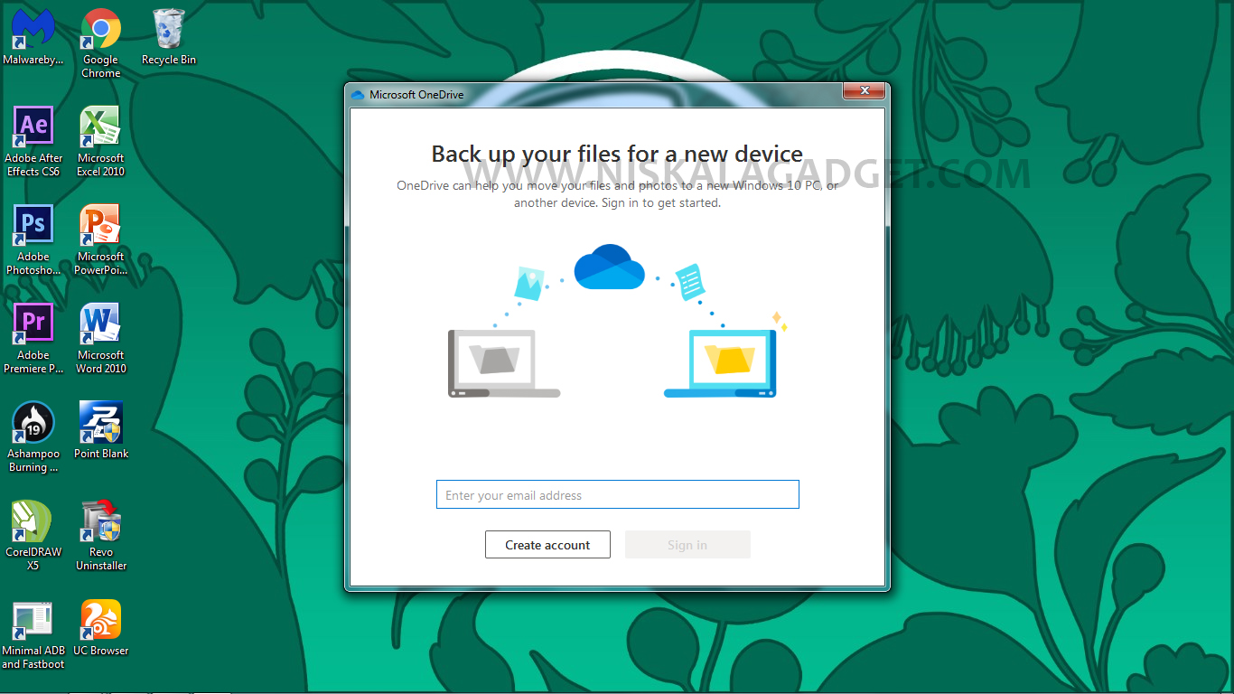 Cara Install OneDrive di Windows 7 Bagi Pemula - Niskala Gadget