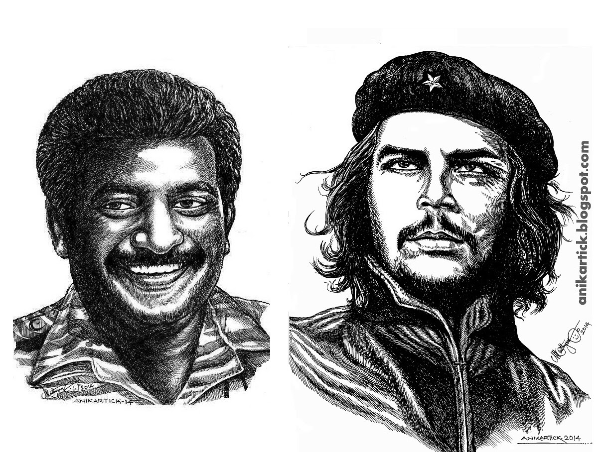 CHENNAI Animation Artist ANIKARTICK SKETCHES: CHE GUEVARA - Ernesto CHE ...