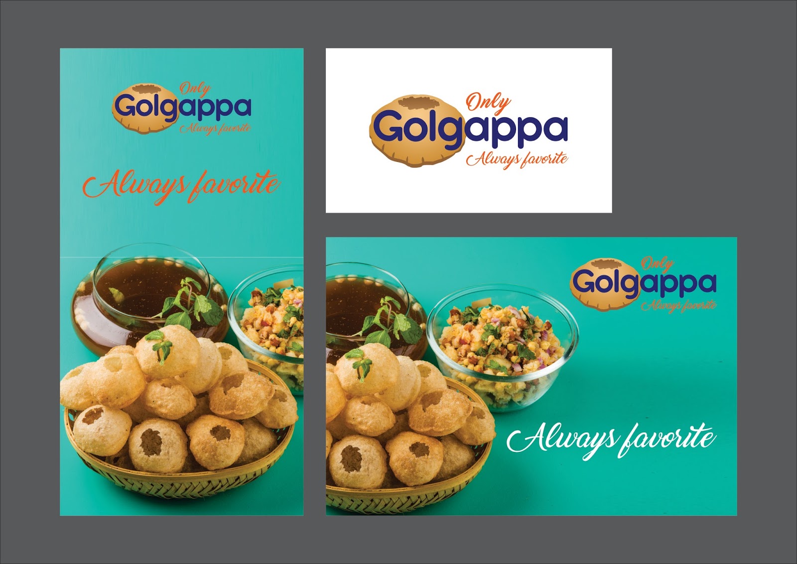 Thirdeye Communication: Golgappa - Brand Identity
