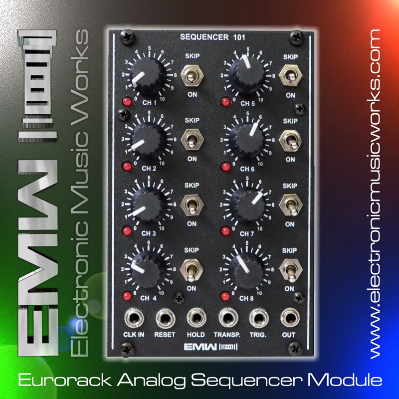 MATRIXSYNTH: New EMW Eurorack Sequencer