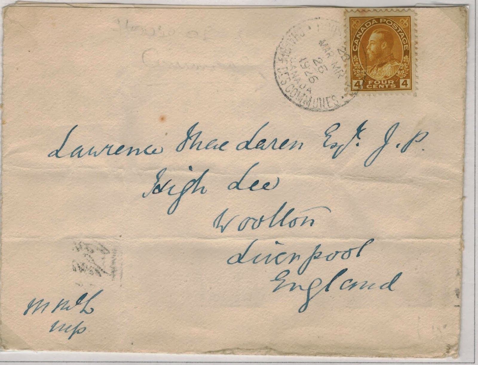 Postal History Corner: 6. United Kingdom and Empire/Commonwealth Letter ...