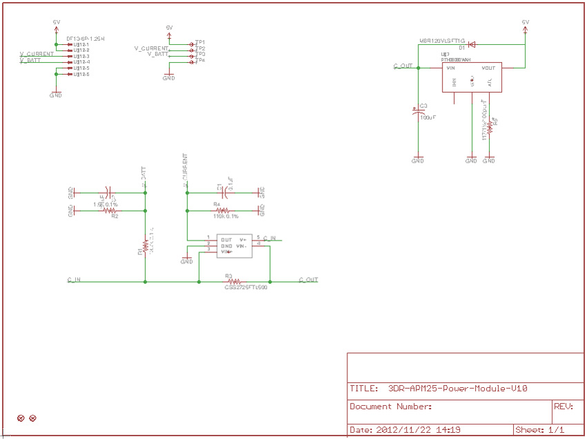 Maker Garage: 偽 3DR Power Module 莫名其妙燒了～