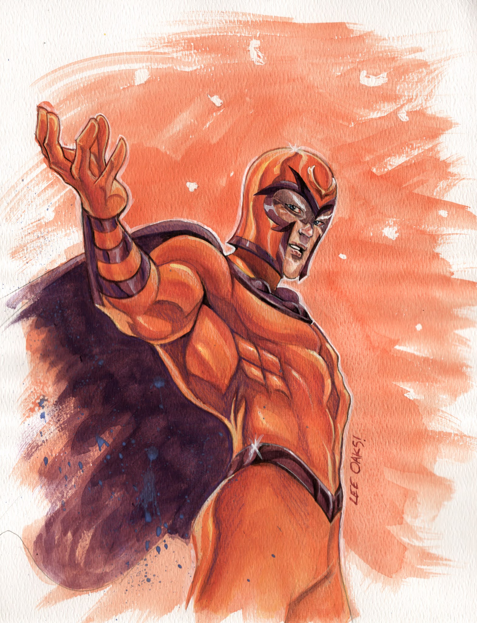 Lee Oaks: The Covers: Water Color Painting Commissions