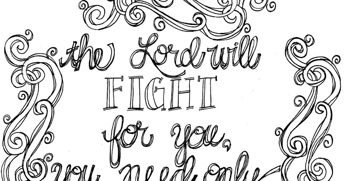 Look to Him and be Radiant: Scripture Coloring Page- Be Still