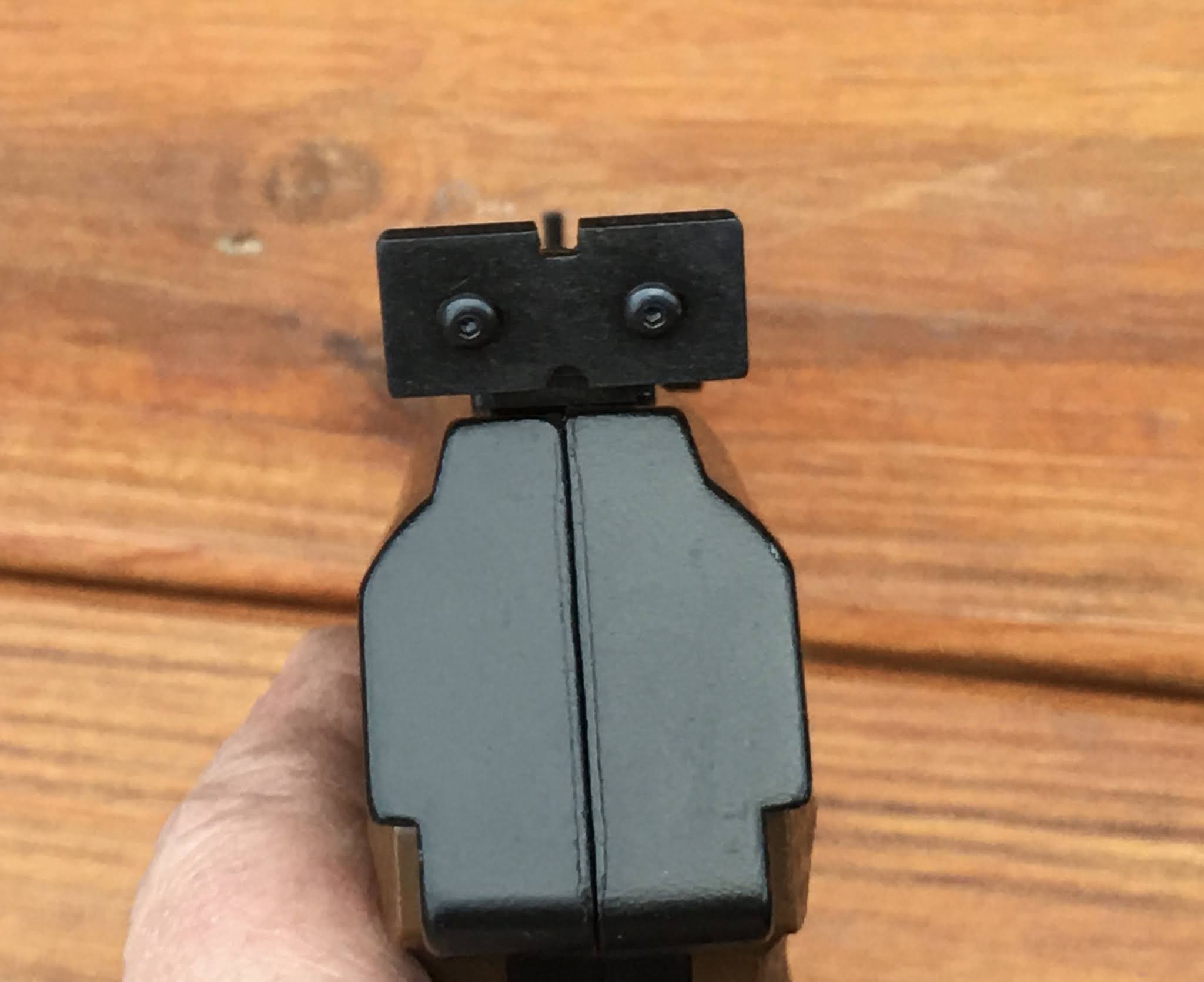 Another Airgun Blog: New Rear Sight for the Crosman 1600