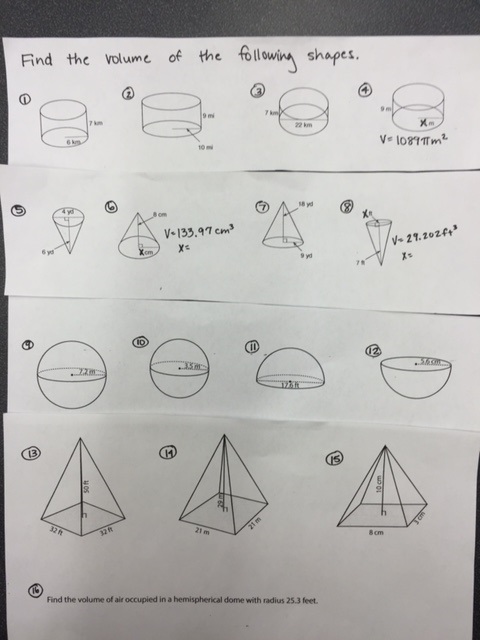 Mrs Sessions 7th Grade Advanced Math Volume Stations Mrs Sessions 7th Grade Advanced Math Volume Stations