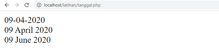 Membuat Format Tanggal Indonesia dengan PHP - Sinauo.Com