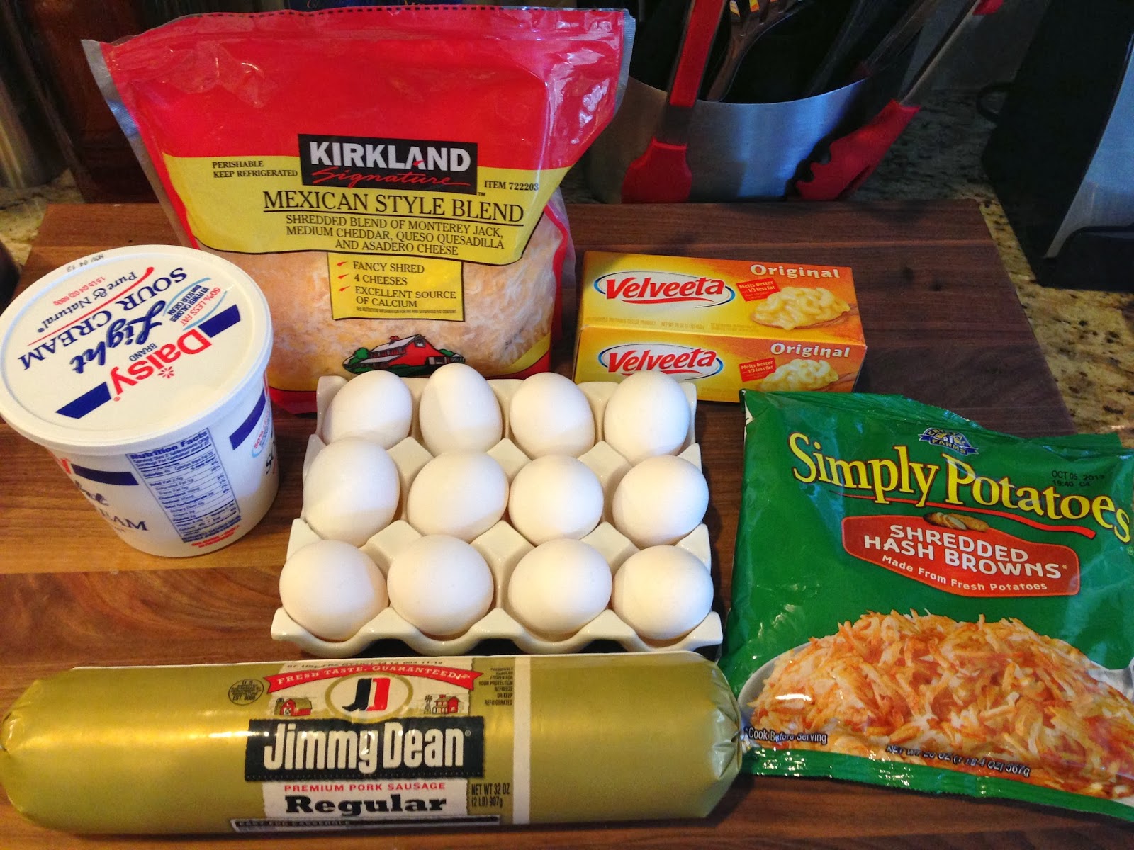 Polka Dots n Peridots: Monster Breakfast Casserole