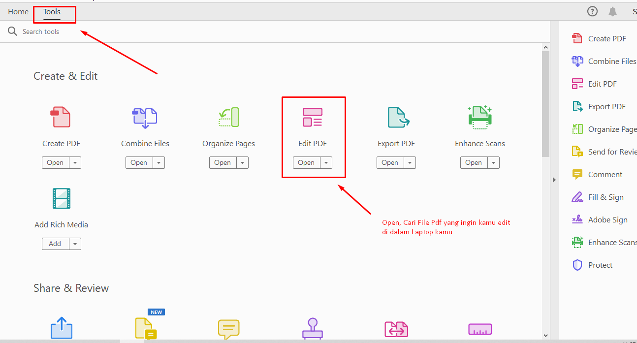 cara edit file pdf tanpa di convert - dunia-belajar.com