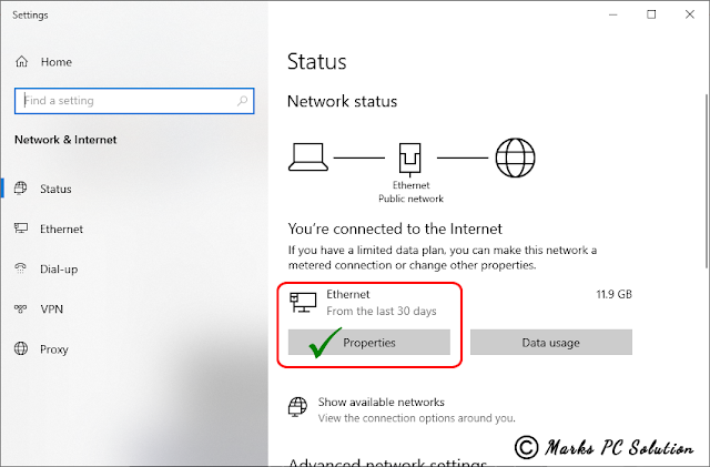 Marks PC Solution: How to Change IP Address on Windows 10 (Easy Way)