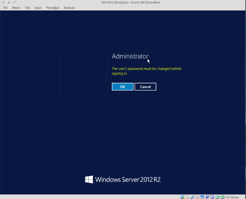 Install Windows Server 2012 Core Edition - Virtualbox - Instalasi - Ku