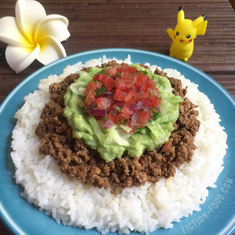 Fiction-Food Café: Taco Rice | Pokémon: Sun & Moon