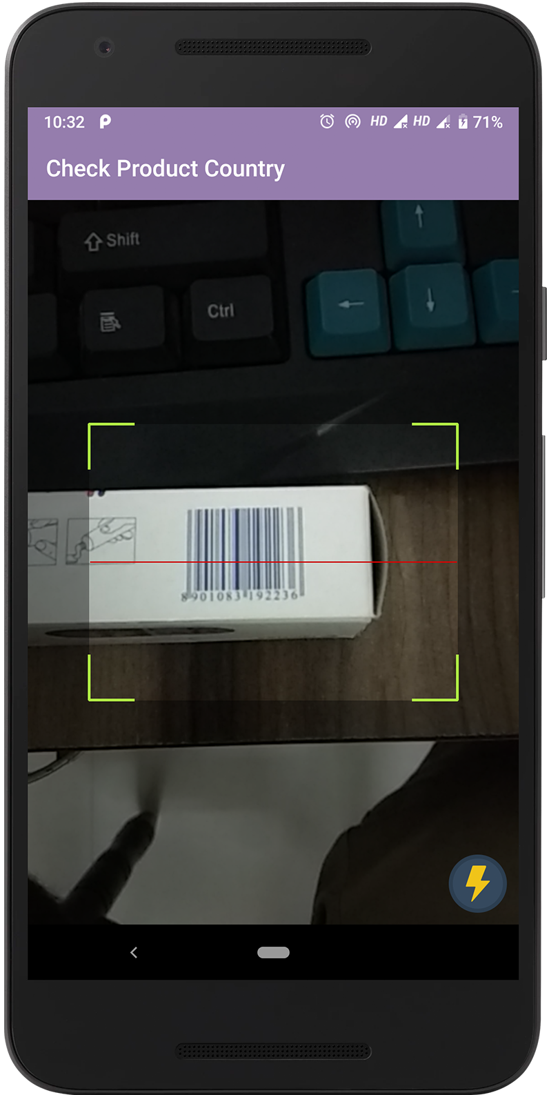 Check Product Country - Made In India (barcode scaning)