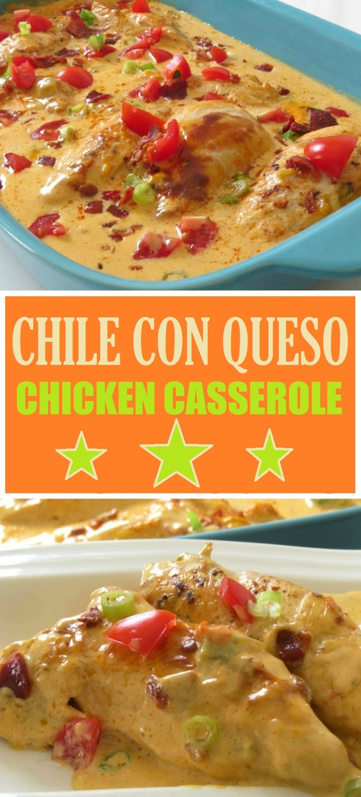 CHILE CON QUESO CHICKEN CASSEROLE