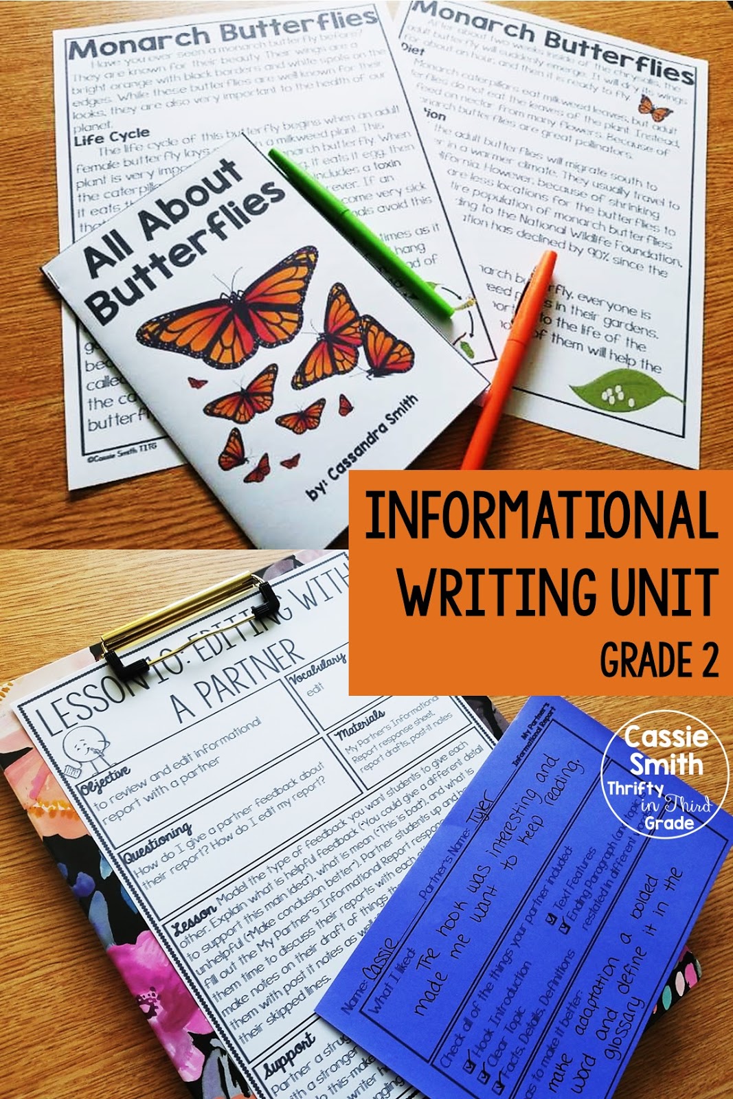 Informational Report Writing (Grades 2-5) - Thrifty in Third Grade