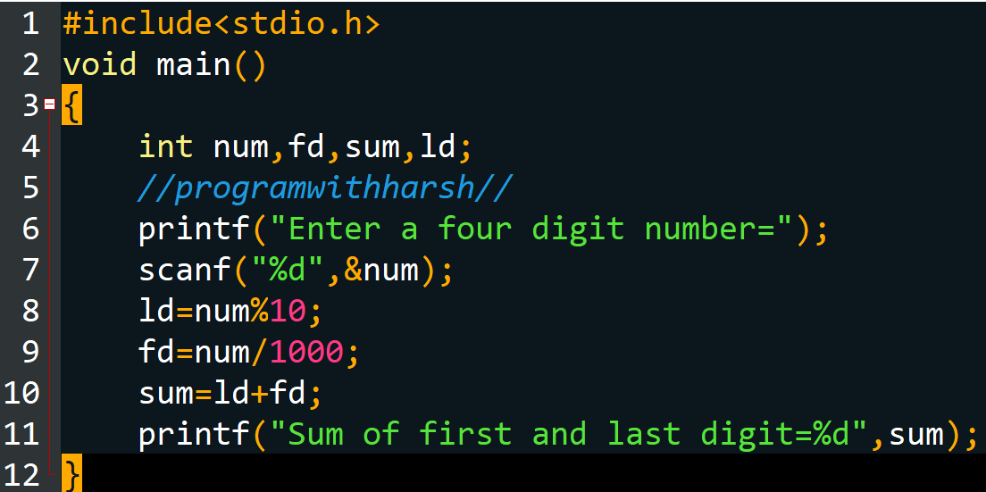 If A Four Digit Number Is Through The Keyboard Write A Program To if-a-four-digit-number-is-through-the-keyboard-write-a-program-to