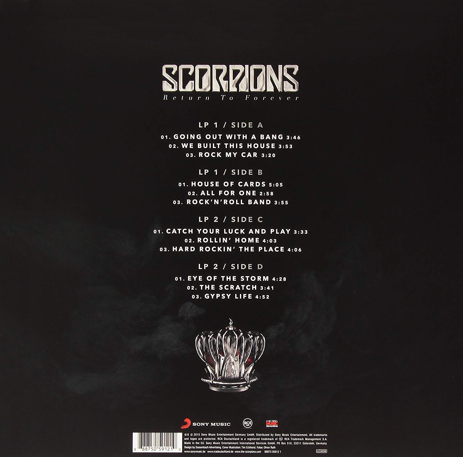Classic Rock Covers Database: Scorpions - Return to Forever (2015)