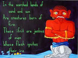 ESTAS DIVINIDADES PSIQUEMOLAN: IFRIT : GENIO DE LA MITOLOGIA POPULAR ARABE