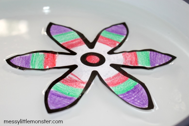 Magic Blooming Paper Flower Craft (& secret message stars!) - Messy ...