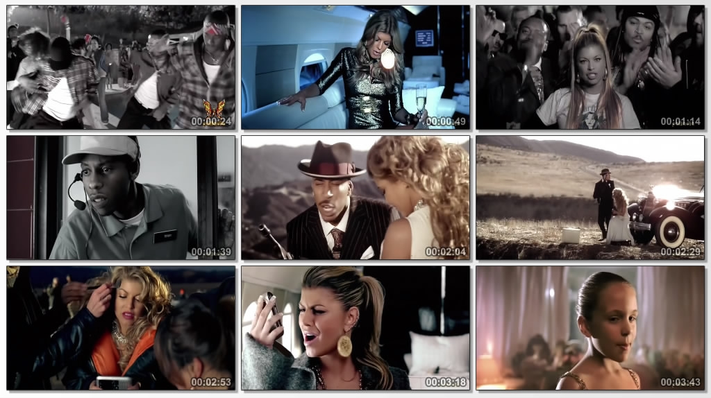 Black Music Fac: Fergie Ft Ludacris - Glamorous (720P HD).[avi]