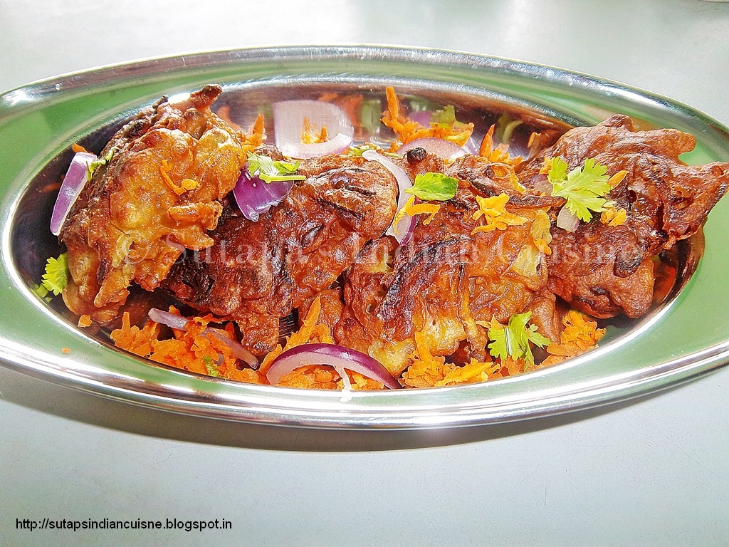 Kanda Bhaji / Crispy onion fritters