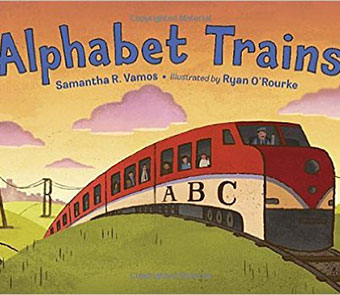 KISS THE BOOK: Alphabet Trains by Samantha R. Vamos, illustrated by ...