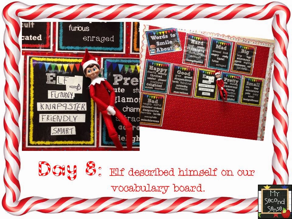 My Second Sense: Elf in the Classroom - Weeks 1, 2, and 3