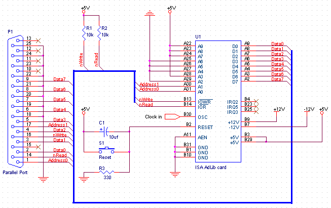 Microcontroller and the adlib sound card.