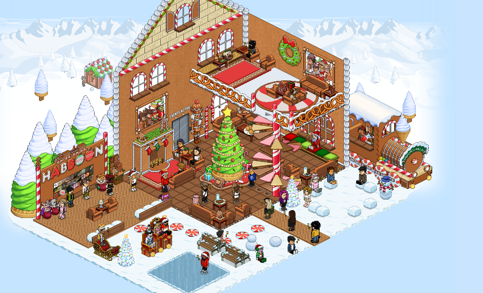 MPU: Habboon Hotel Custom Winter Themed Homeroom ADS + Floor