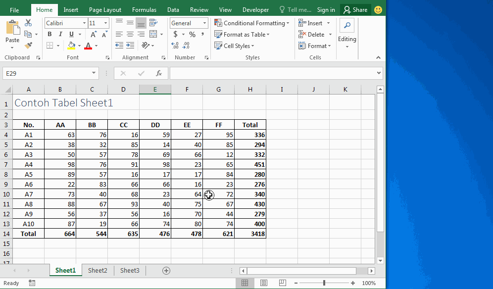 Cara Membuat Rekaman Macro Excel disertai Contoh File Latihan