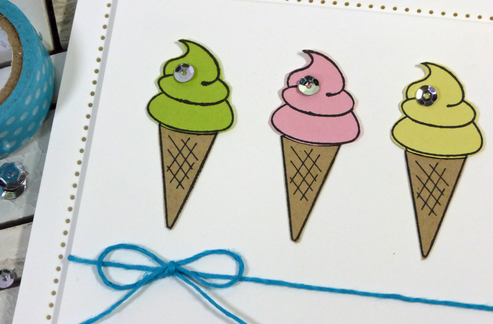 Stop and Stamp the roses: We all scream for ice cream!