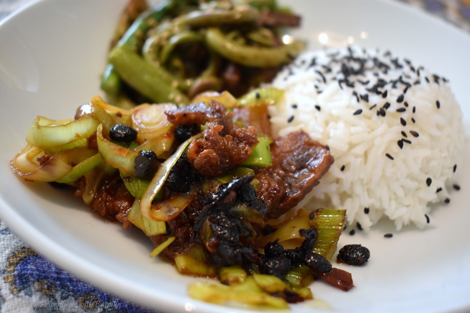 Hui Guo Rou (Twice-Cooked Pork Belly) #CooktheBooks #FoodieReads